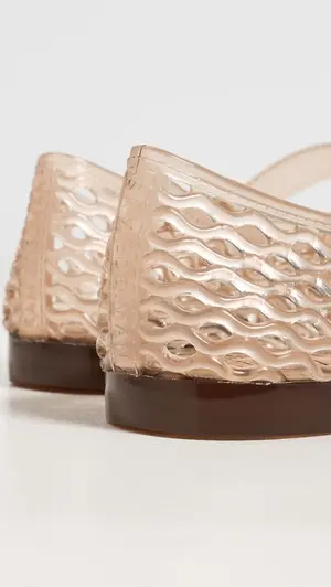 Sam Edelman Michaela Jelly Flats - Transparent Brown