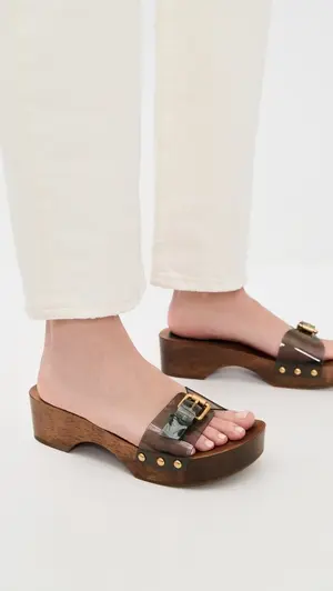 Farm Rio Jelly Clogs - Black