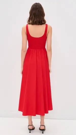 Xirena Florence Midi Dress - Red Flash