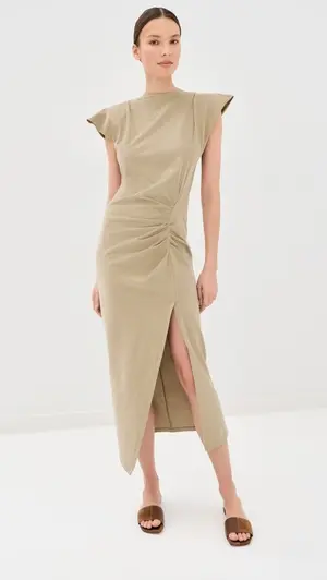 Isabel Marant Étoile Nadela Midi Dress - Light Bronze