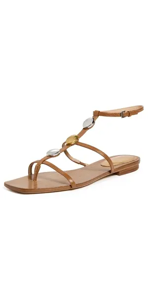 Veronica Beard Alba Embellished Sandals - Hazelwood
