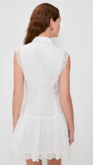 FRAME Embroidered Day Dress