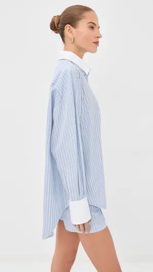 Attico Stripe Button-down Shirt