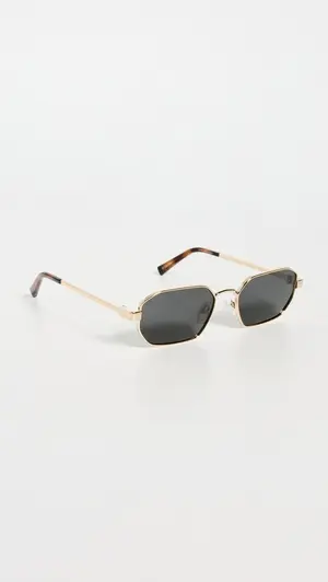 Le Specs Mythic Octagon Sunglasses - Gold