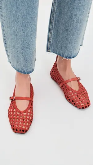 Rag & Bone Spire Mary Jane Flats - Fryrd