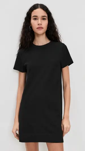 Madewell T-shirt Mini Dress - Jet Black