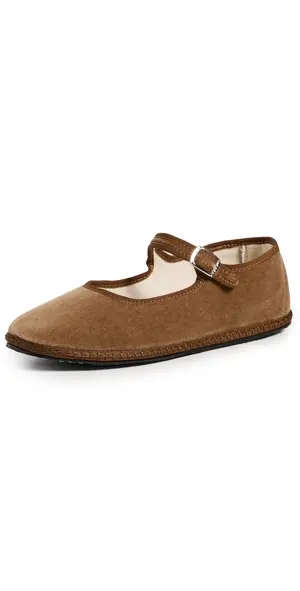 VIBI VENEZIA Velvet Mary Jane Flats - Torcello