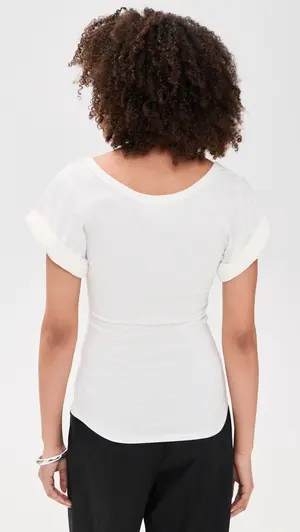 THE LINE BY K Maya Scoop Neck Tee