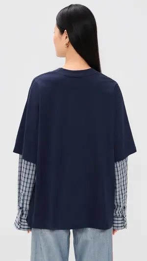 Lioness Bottega Embellished Shirt - Navy