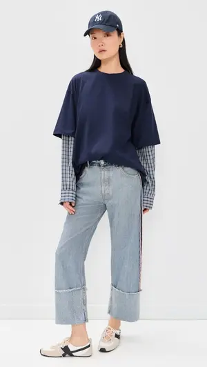 Lioness Bottega Embellished Shirt - Navy
