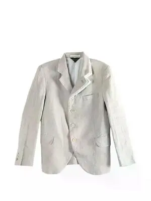 Comme Des Garçons Lace-trimmed Single-breasted Blazer
