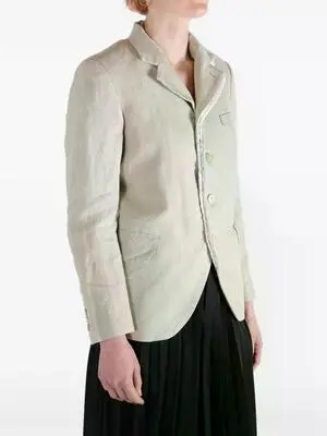 Comme Des Garçons Lace-trimmed Single-breasted Blazer