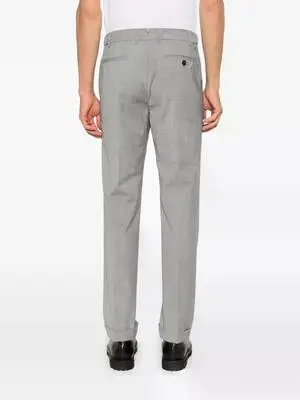 BERWICH Xretrolong Pleated Cuffed Trousers - Grey