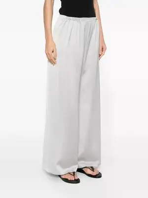 Imperial Elasticated-waistband Palazzo Pants - Grey