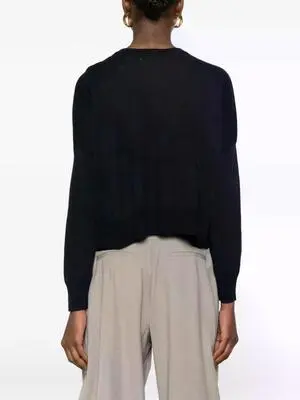 BASE Buttoned Cardigan - Blue