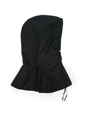 Vivetta Lace-trim Hood - Black