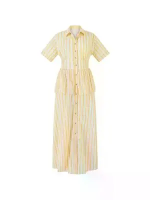 Rosie Assoulin Boogie Woogie Bugle Shirt Dress