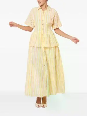 Rosie Assoulin Boogie Woogie Bugle Shirt Dress