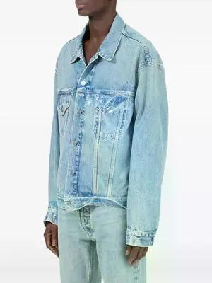 MAISON MARGIELA Buttoned Jacket - Blue