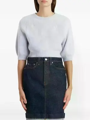 Khaite Short Sleeve Top - Purple