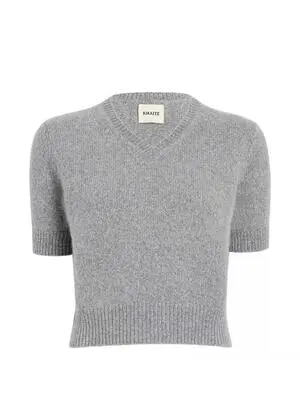 Khaite Jas Cashmere Pullover - Grey