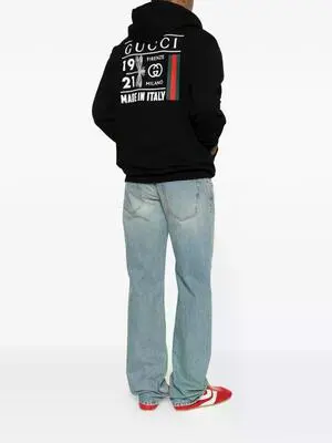 Gucci Graphic Print Hooded Sweatshirt