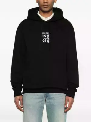 Gucci Graphic Print Hooded Sweatshirt