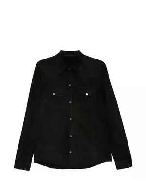 SALVATORE SANTORO Suede Shirt