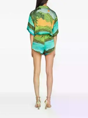 DONDE ESTEBAN Magdalena Printed Shorts
