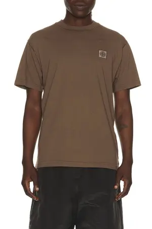 Stone Island Garment Dyed T-shirt - Umber
