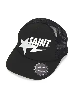 SAINT MXXXXXX X Bape Mesh Cap - Black