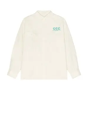 WILLY CHAVARRIA Corcoran Workshirt In Cream - Masa