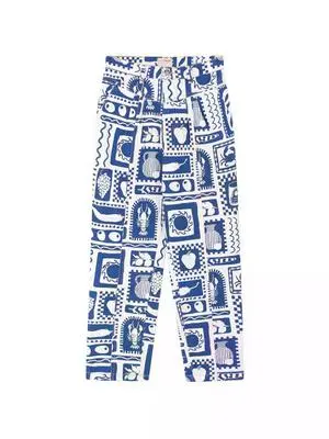 FAVORITE PEOPLE Positano Printed Trousers