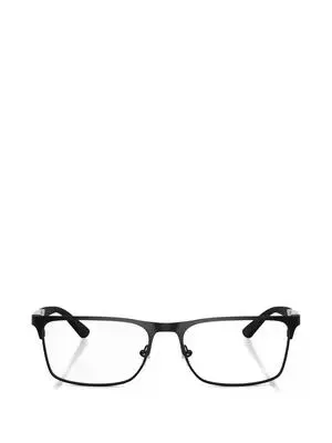 Emporio Armani Rectangle-frame Eyeglasses - Black