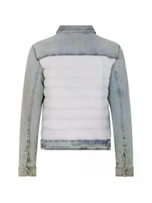 MOORER Paneled Denim Jacket