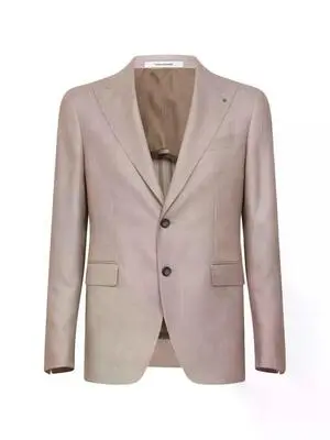 Tagliatore Peaked-lapel Two-button Blazer - Neutrals