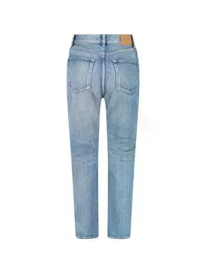 Saint Laurent Button Detailed Slim Jeans