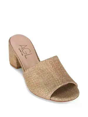 Agl Woven Open-toe Sandals - Neutrals