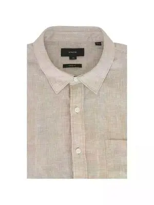 Vince Teak Plaid Shirt