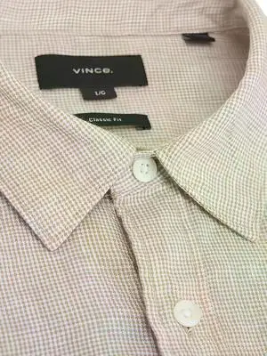 Vince Teak Plaid Shirt
