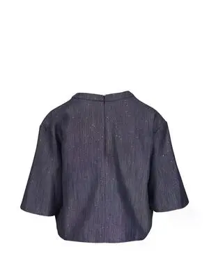 TWP Zip-up Blouse