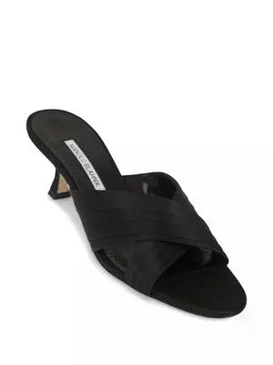 Manolo Blahnik Crossover Strap Sandals