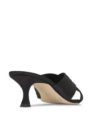 Manolo Blahnik Crossover Strap Sandals
