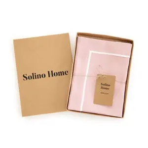 Solino Home Linen Placemats Set Of 4, 14 X 19 Inch For Dining Table - Pink