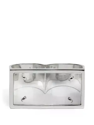 MAISON MARGIELA Four Stitches Double-signet Ring