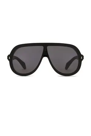Moncler Sunsette Pilot Sunglasses - Black