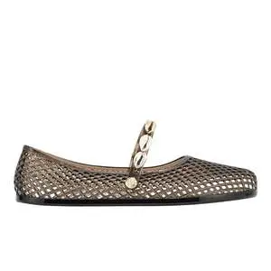 ANCIENT GREEK SANDALS Iro Shells Ballerinas - Black