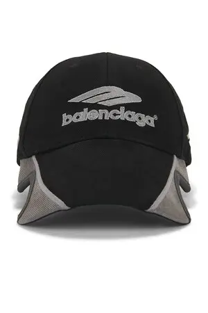 Balenciaga American Football Cap - Black