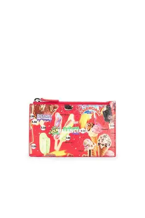 Balenciaga Cash Card Holder - Red