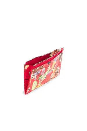 Balenciaga Cash Card Holder - Red